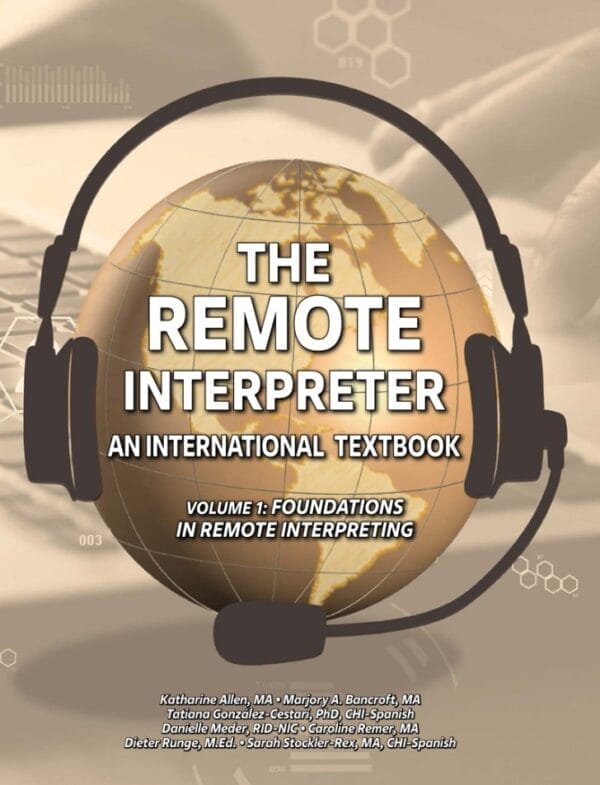 The Remote Interpreter: An International Textbook, Vol. 1 - Cross ...